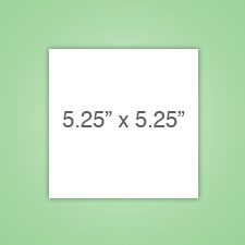5.25" Square Card | Wholesale invitation printing